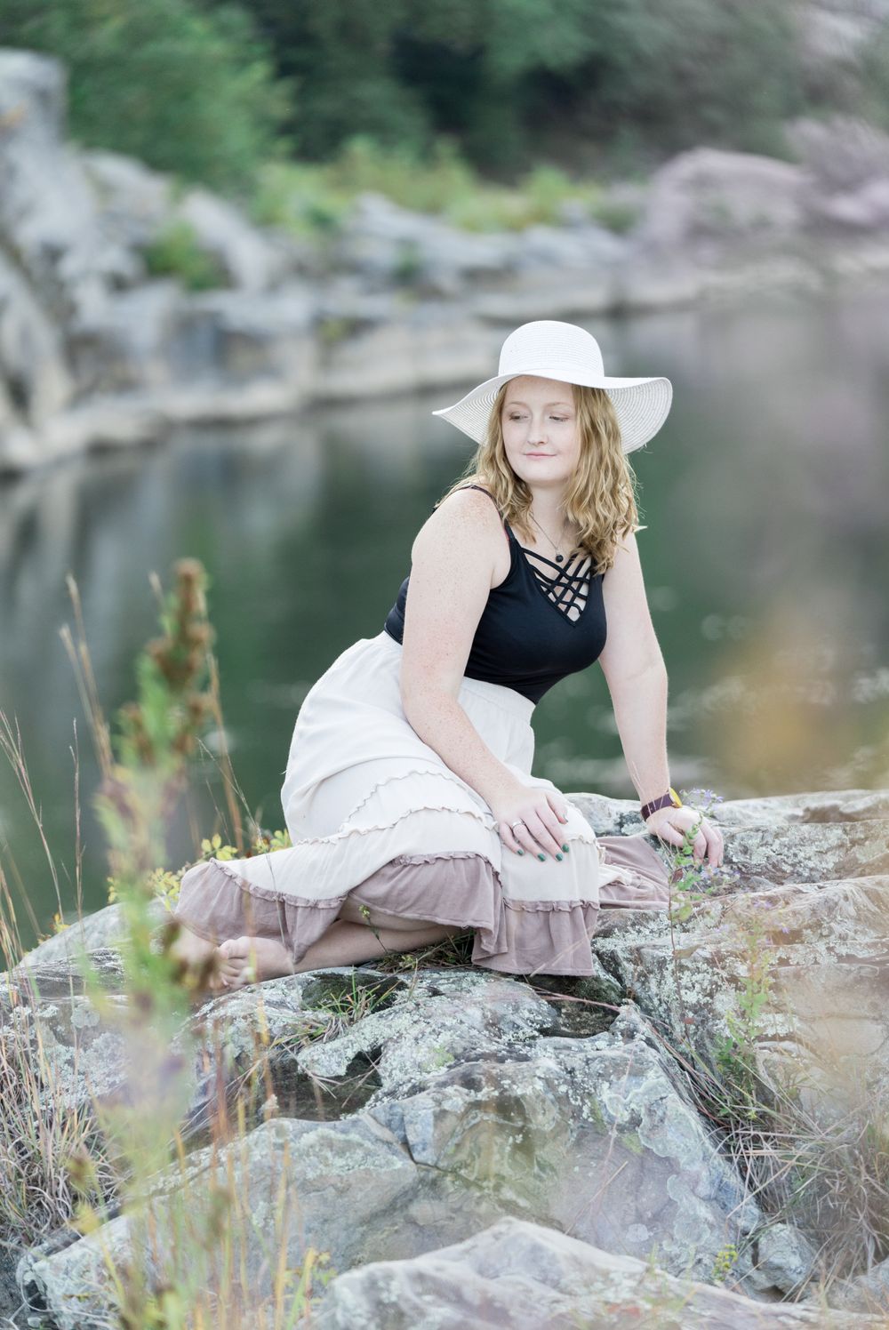Great Falls National Park- Senior Portraits - Bellani Art Photography