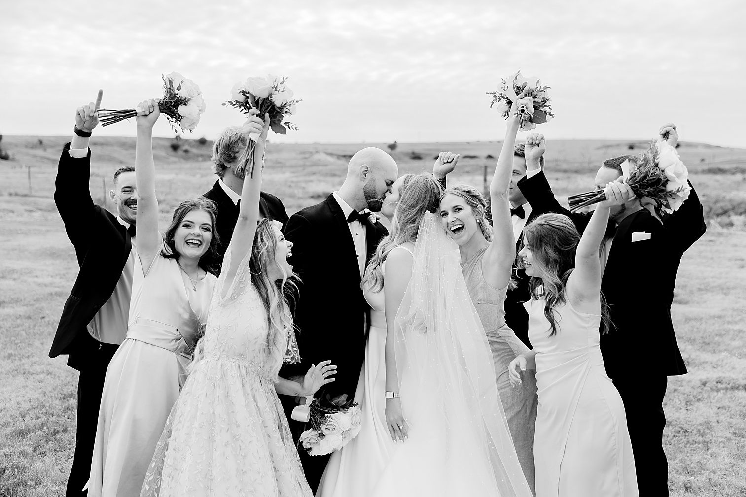 Brad & Chelsey - Vintage Hays Kansas Wedding - Amberly Hennick Photography