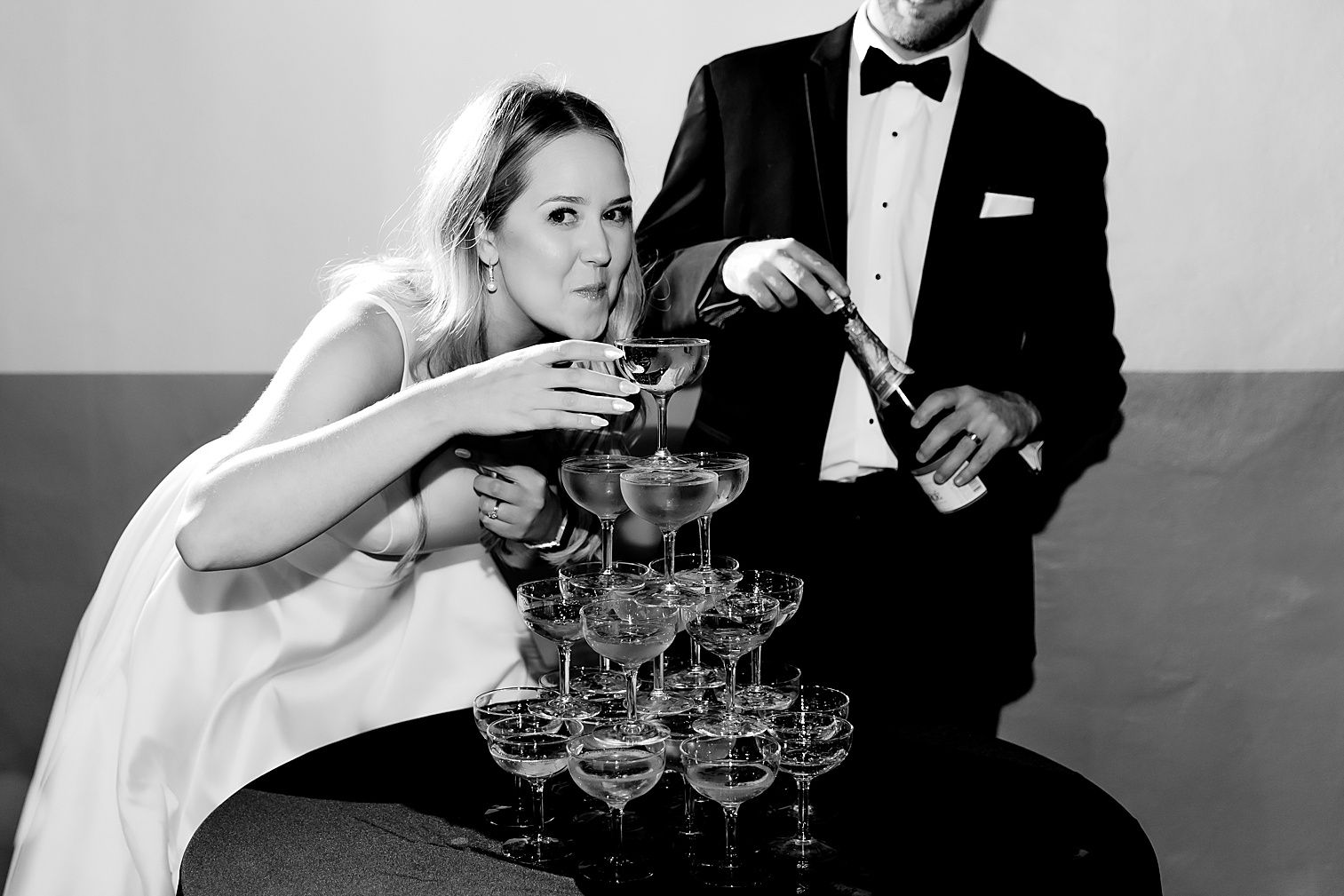 Brad & Chelsey - Vintage Hays Kansas Wedding - Amberly Hennick Photography