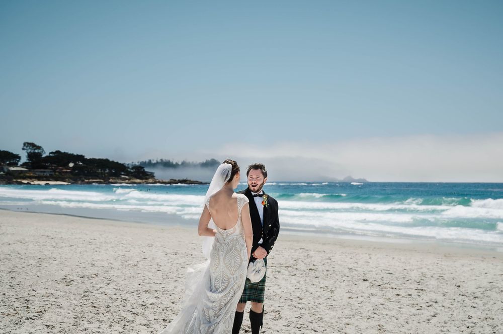 Carmel Beach Romance with a Scottish Flair: Kenna & Eric's Wedding at La Playa Carmel ...