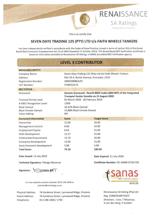 Clients - Faith Wheels