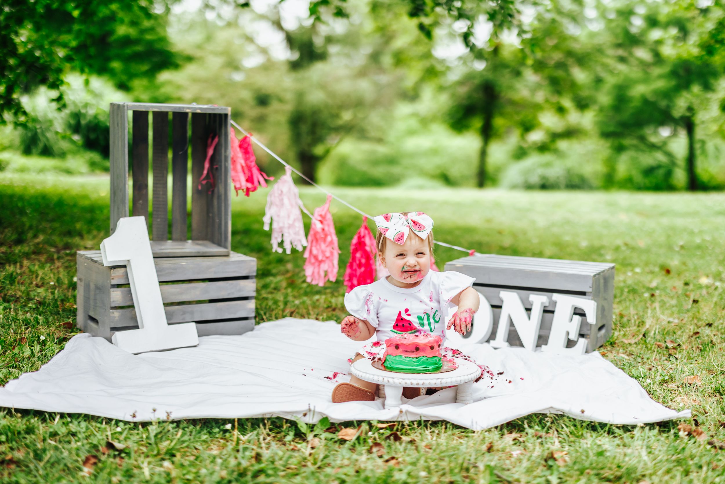 Riley's One in a Melon Cake Smash - JENNAKPHOTOS, NJ Photographer ...
