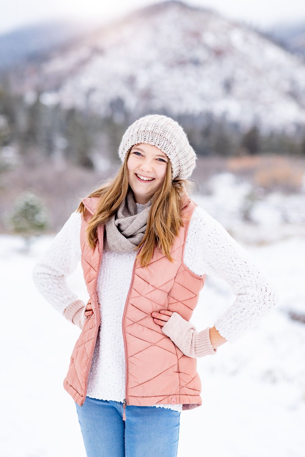 Family Snow Session by the Mountains / Colorado Springs Family ...