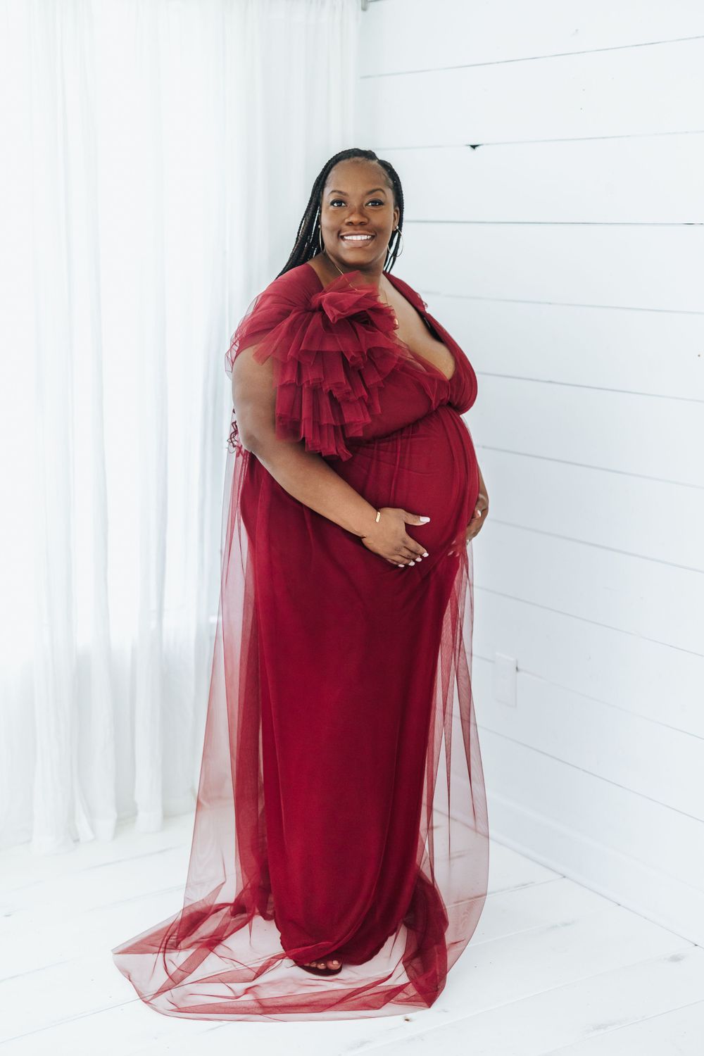 Studio Maternity Session - JENNAKPHOTOS, NJ Photographer - JENNAKPHOTOS