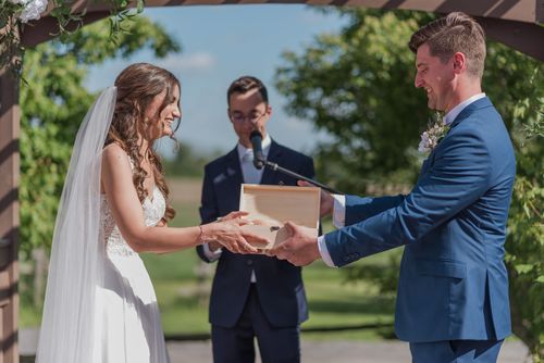 Melissa + Bronson - Strathmere, North Gower Wedding - Amy Godin ...