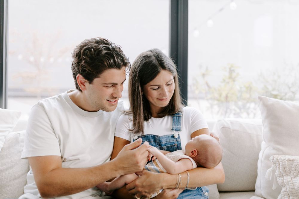 The Feller Family | Long Island City Newborn Session - Alessandra Marie ...