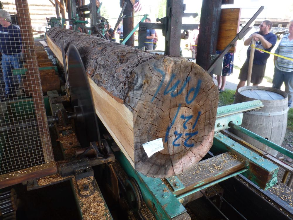 Steam Powered Saw Mill - Forestry Days