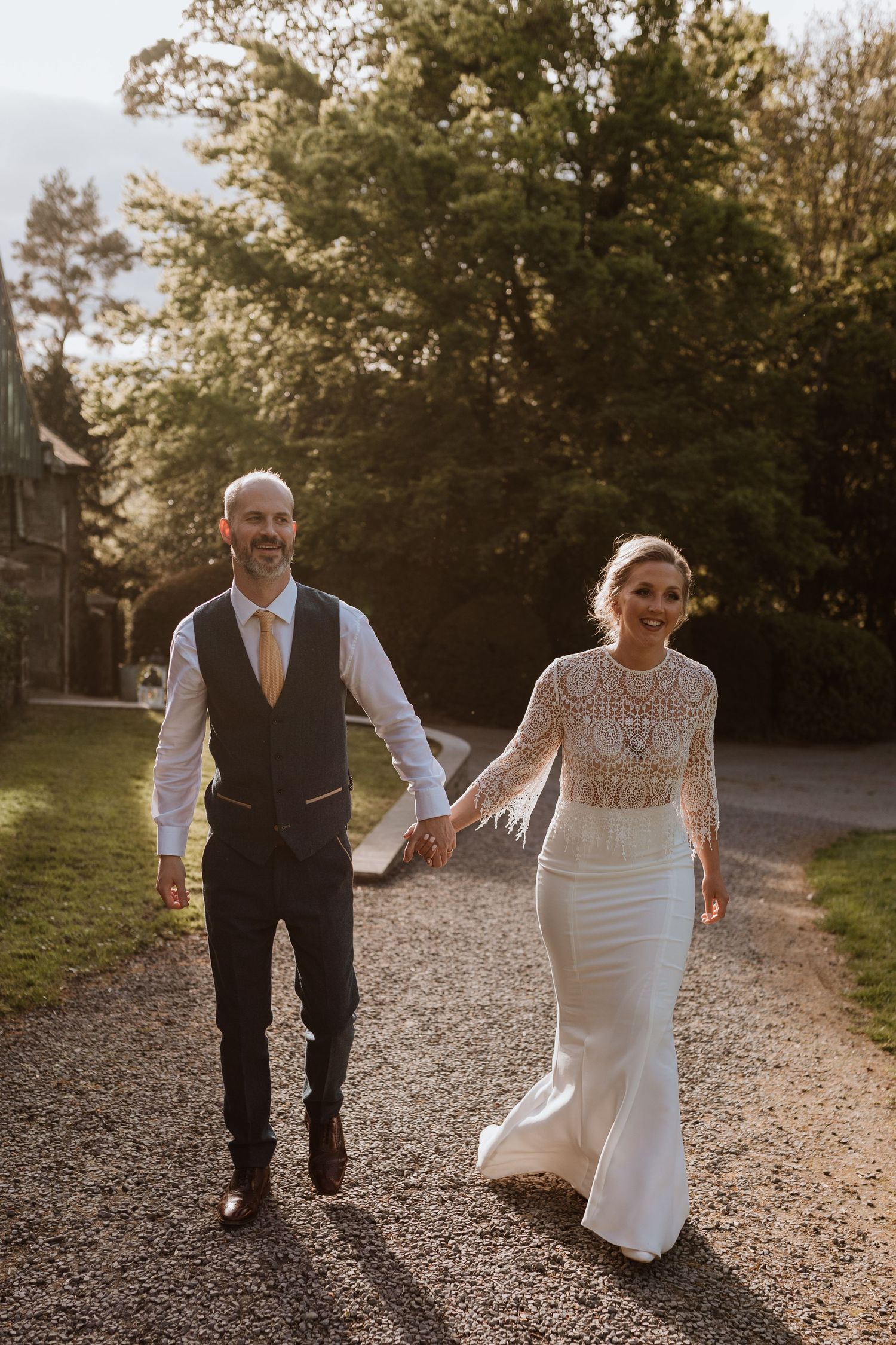 Laid-back May Garden Wedding at Plas Dinam Country House - Pix by Vix