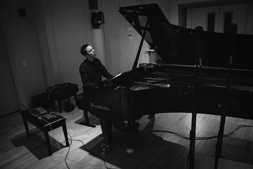 Evan Shinners Records Bach - Alison Luntz Photography