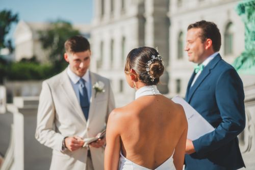A 1-hour Wedding at The Library of Congress & Capitol Hill
