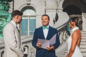 A 1-hour Wedding at The Library of Congress & Capitol Hill