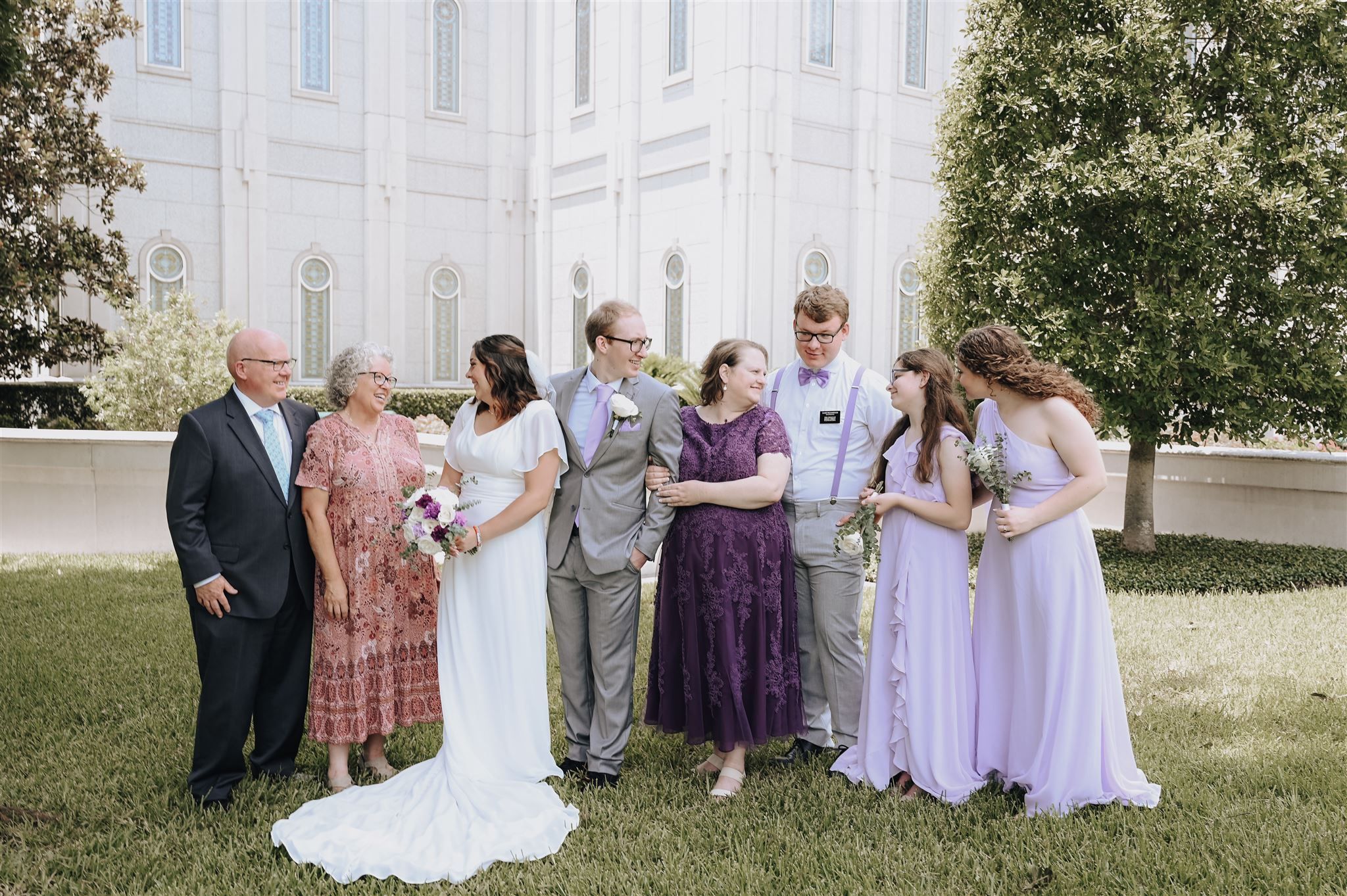Intimate LDS Wedding Ceremony | Houston Texas Temple