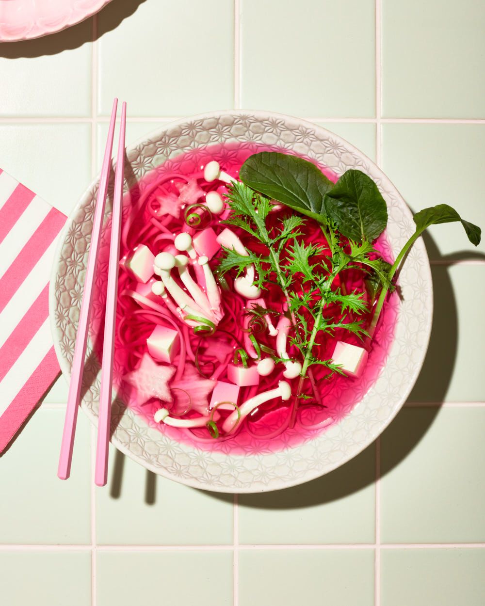 Modern tofu noodle food photography - Nancy Anne Photography