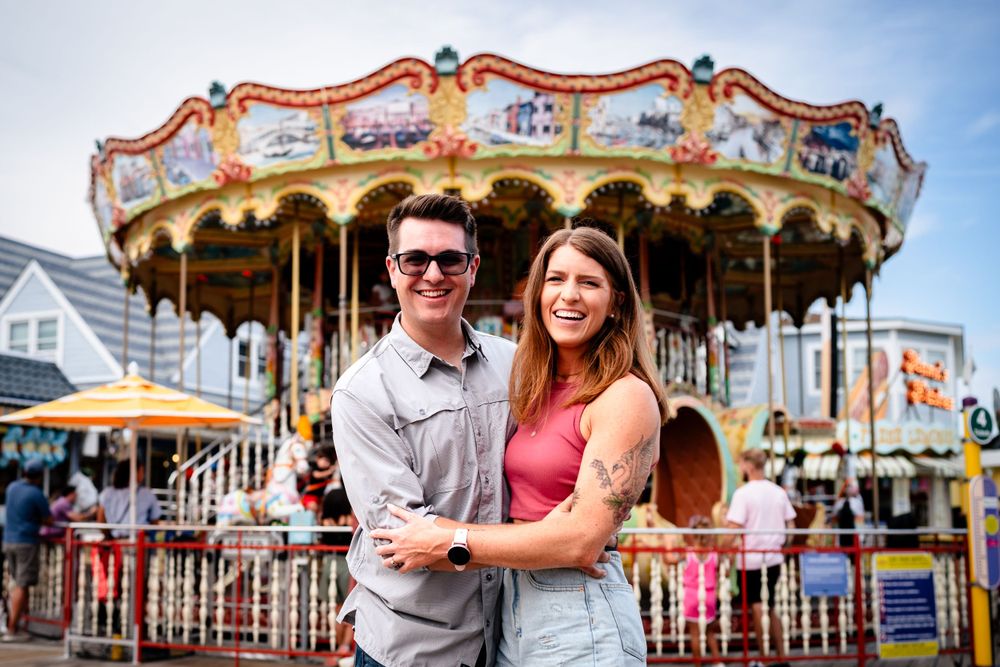 Liz & Chris explore Wildwood, NJ - Christman Photography | Lehigh ...