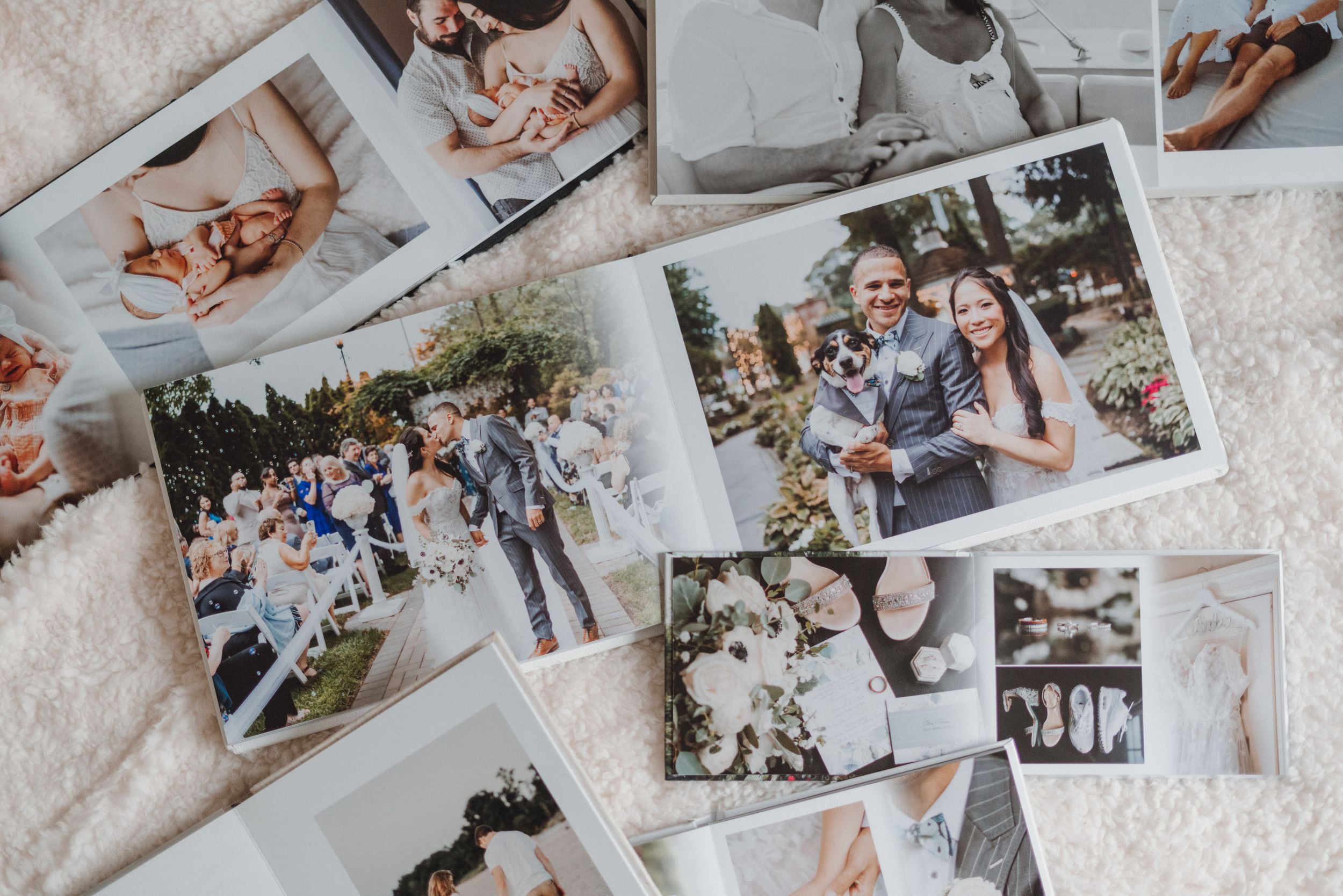 Custom Designed Wedding Albums - New York Natural Wedding & Family ...
