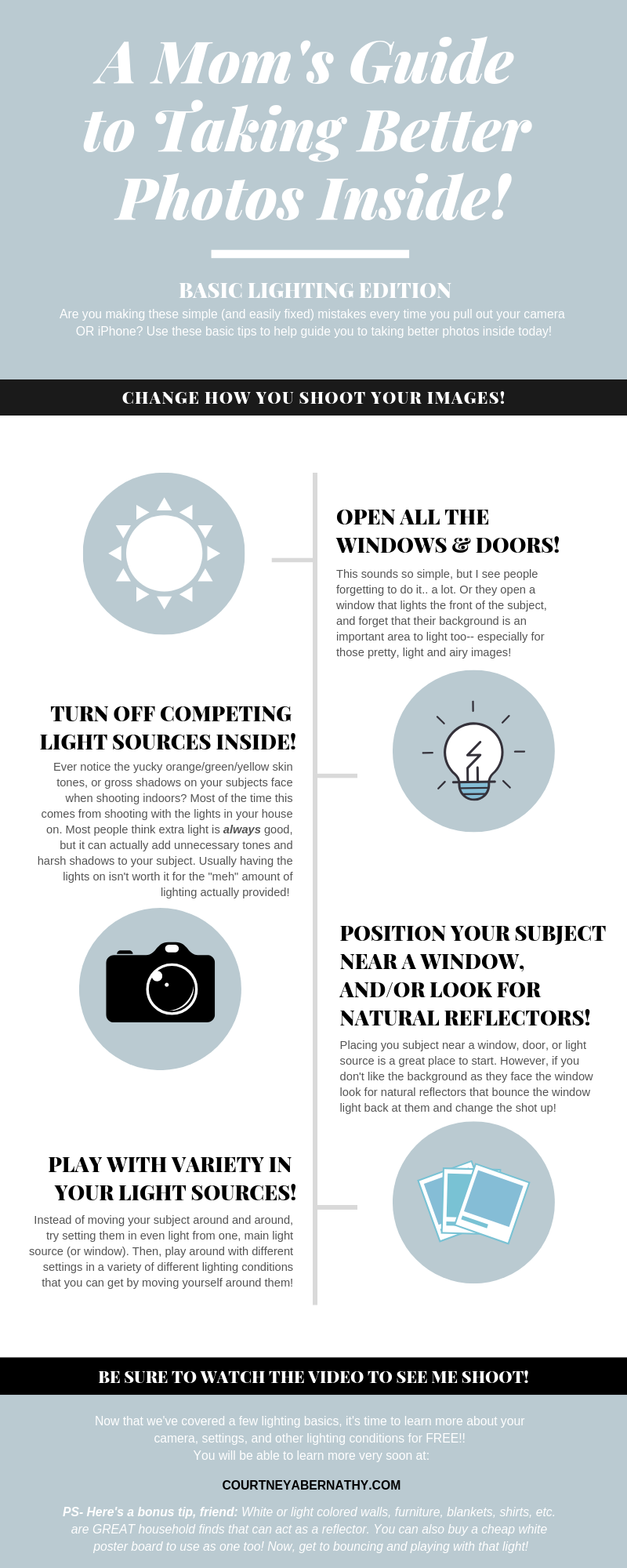 [Video] Taking Better Photos Inside | Mini Photo Lesson + Guide ...