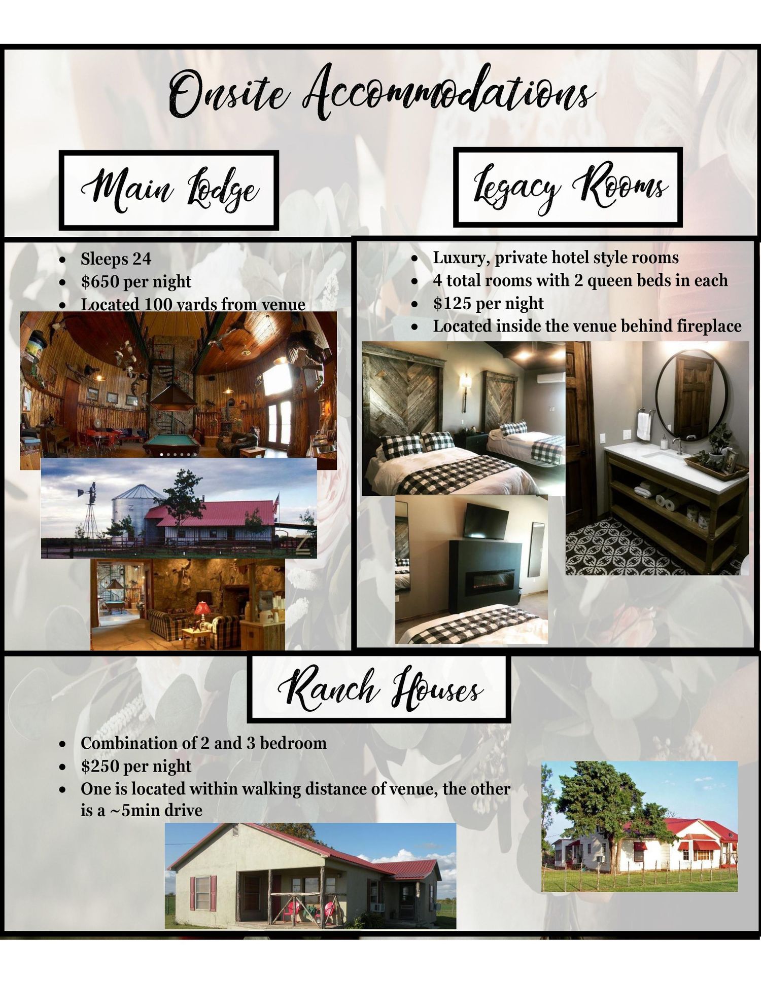 Pricing & Packages - The Reserve at Ranger Creek Ranch