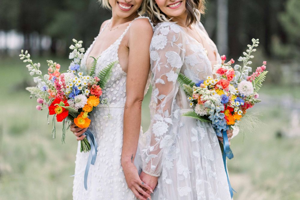 Two Brides in the Forest - Alyssa Ryan Photography