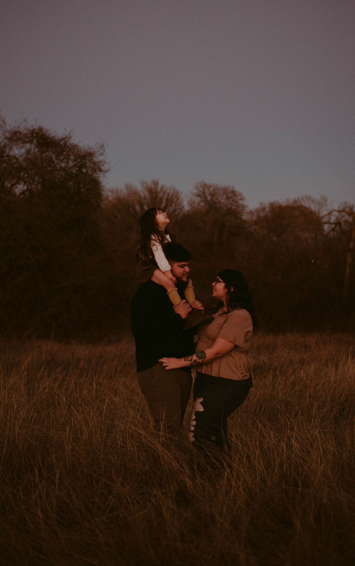 Autumn Family Session at Dusk in Seguin, Texas - Katy Montoya ...