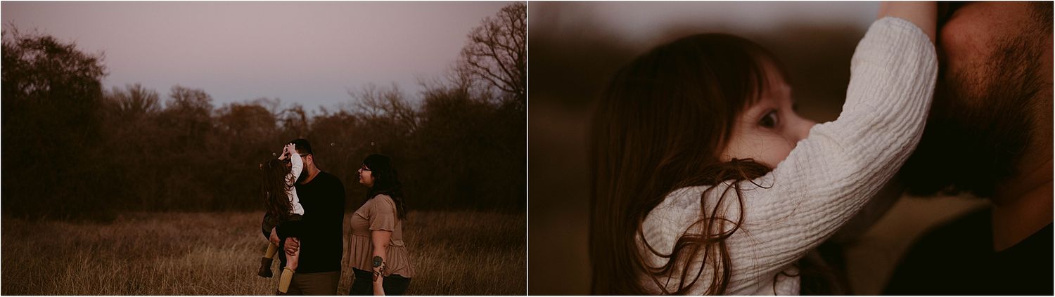 Autumn Family Session at Dusk in Seguin, Texas - Katy Montoya ...