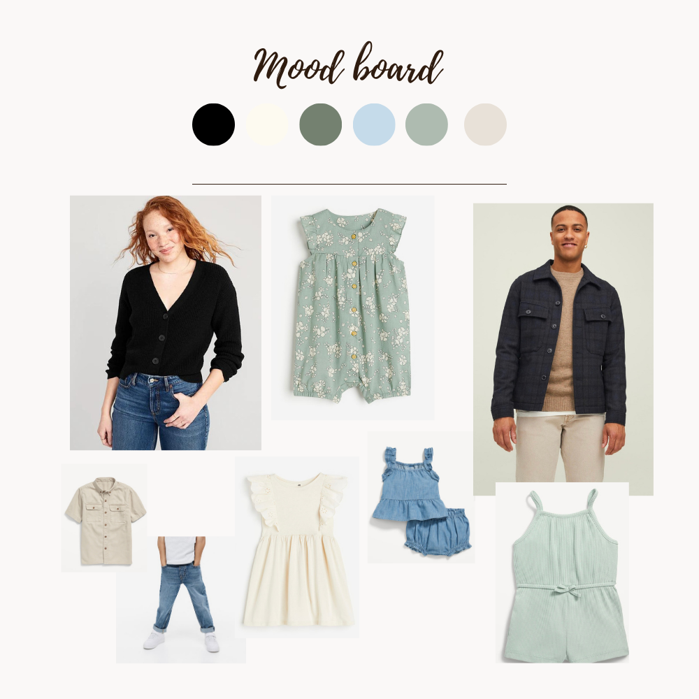 10 Easy-to-Coordinate Outfits for Spring & Summer Family Photos in ...