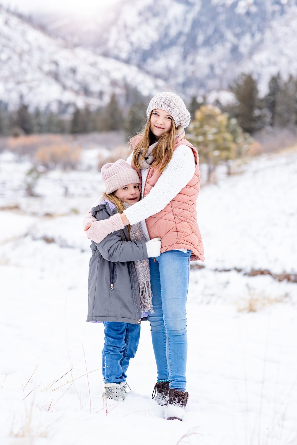 Family Snow Session by the Mountains / Colorado Springs Family ...