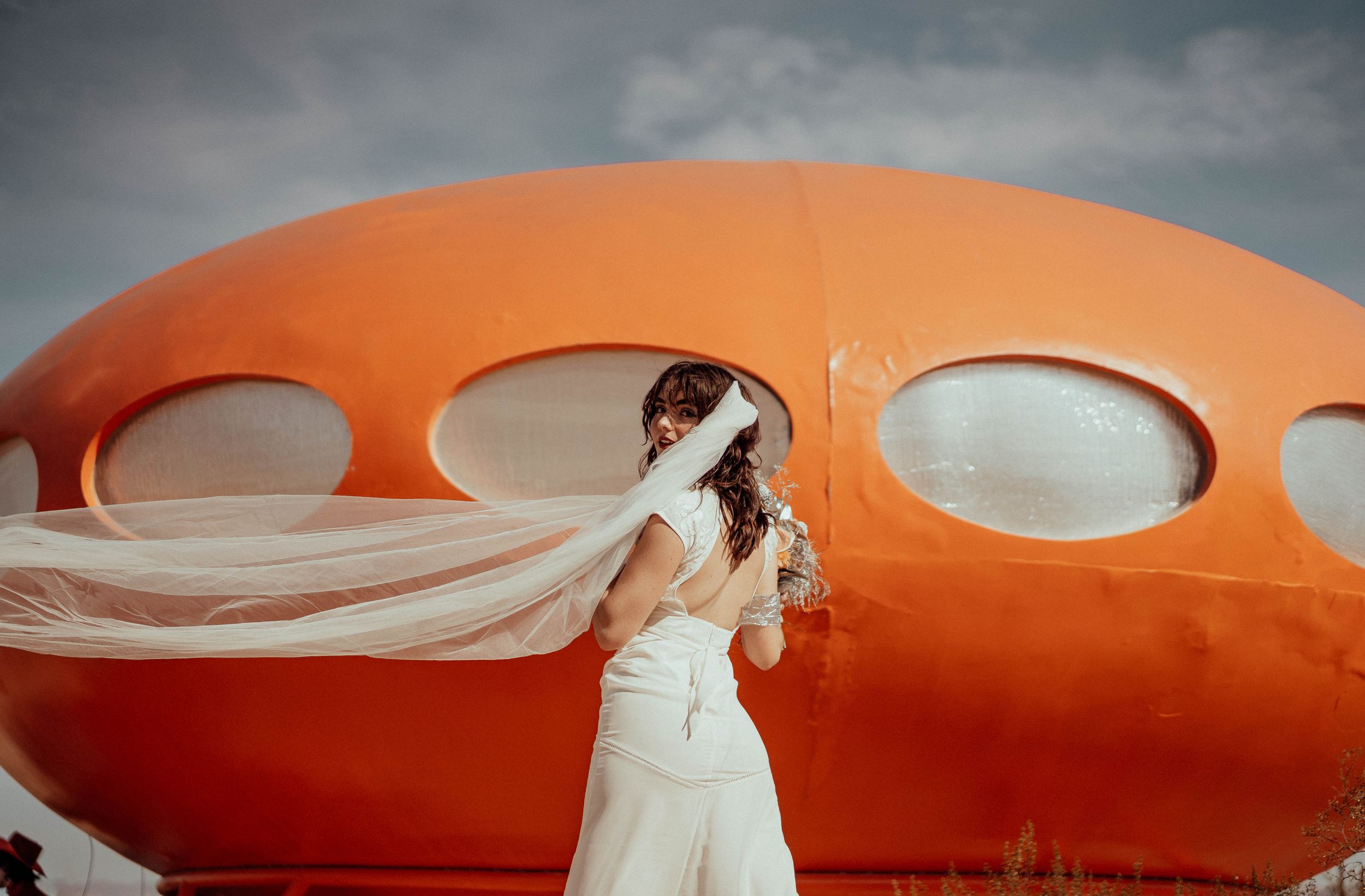 Retro Space ship Elopement & Party - JCobb Photography Wedding & Boudoir
