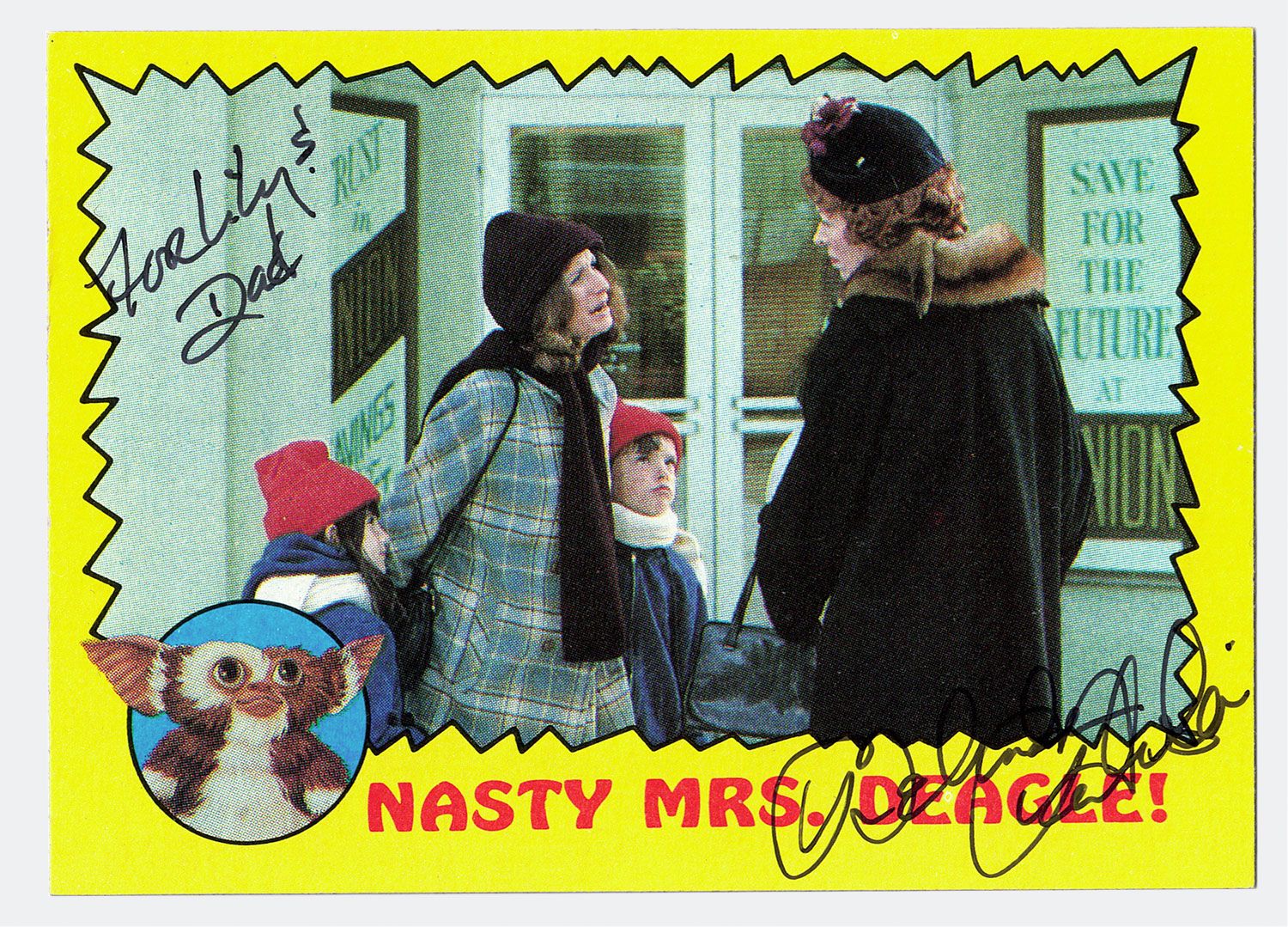 Autographed Gremlins Trading Cards - The Gremlins Museum