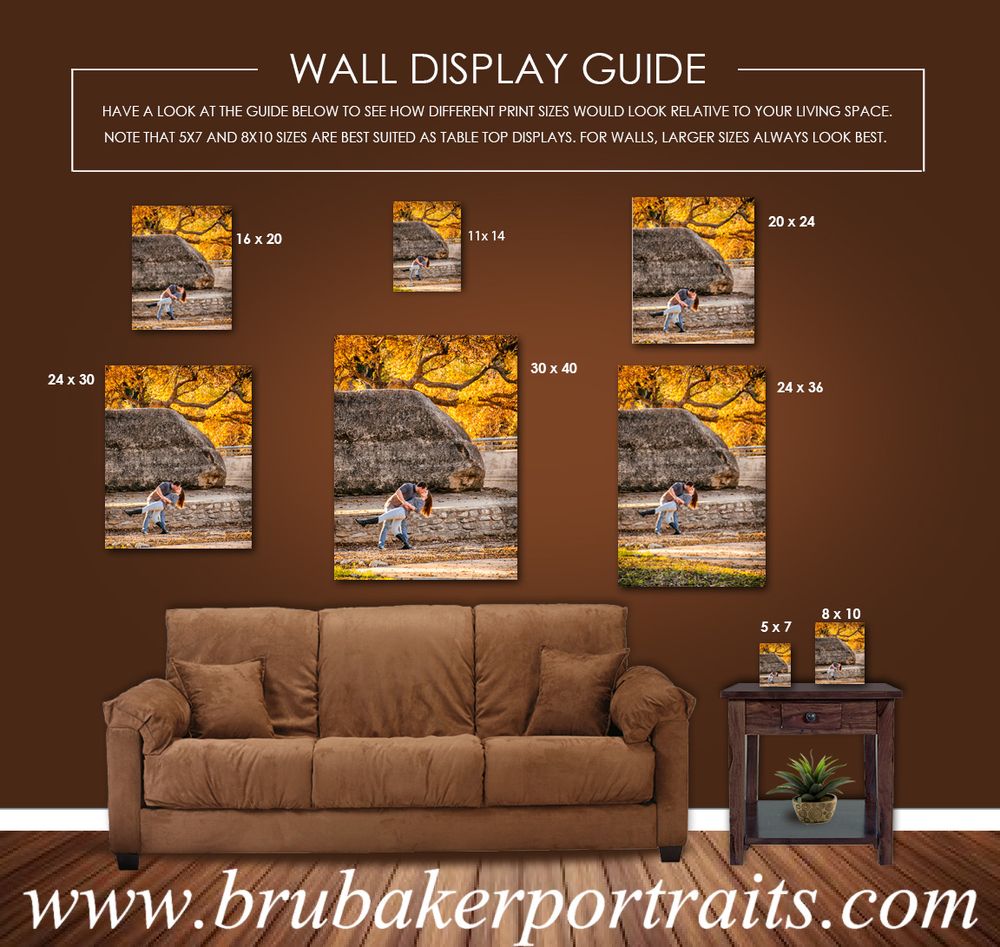 What size wall portrait do i need? - Monterey, Carmel & Big Sur ...