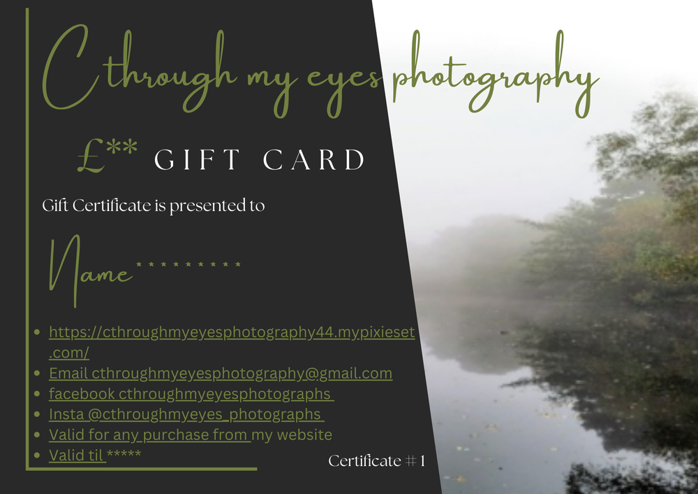 Purchasing my Work - C through my eyes photography
