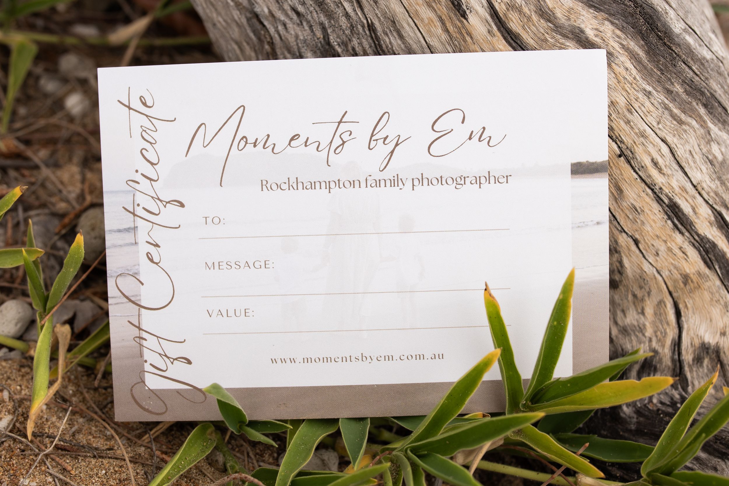 Gift voucher - Moments by Em