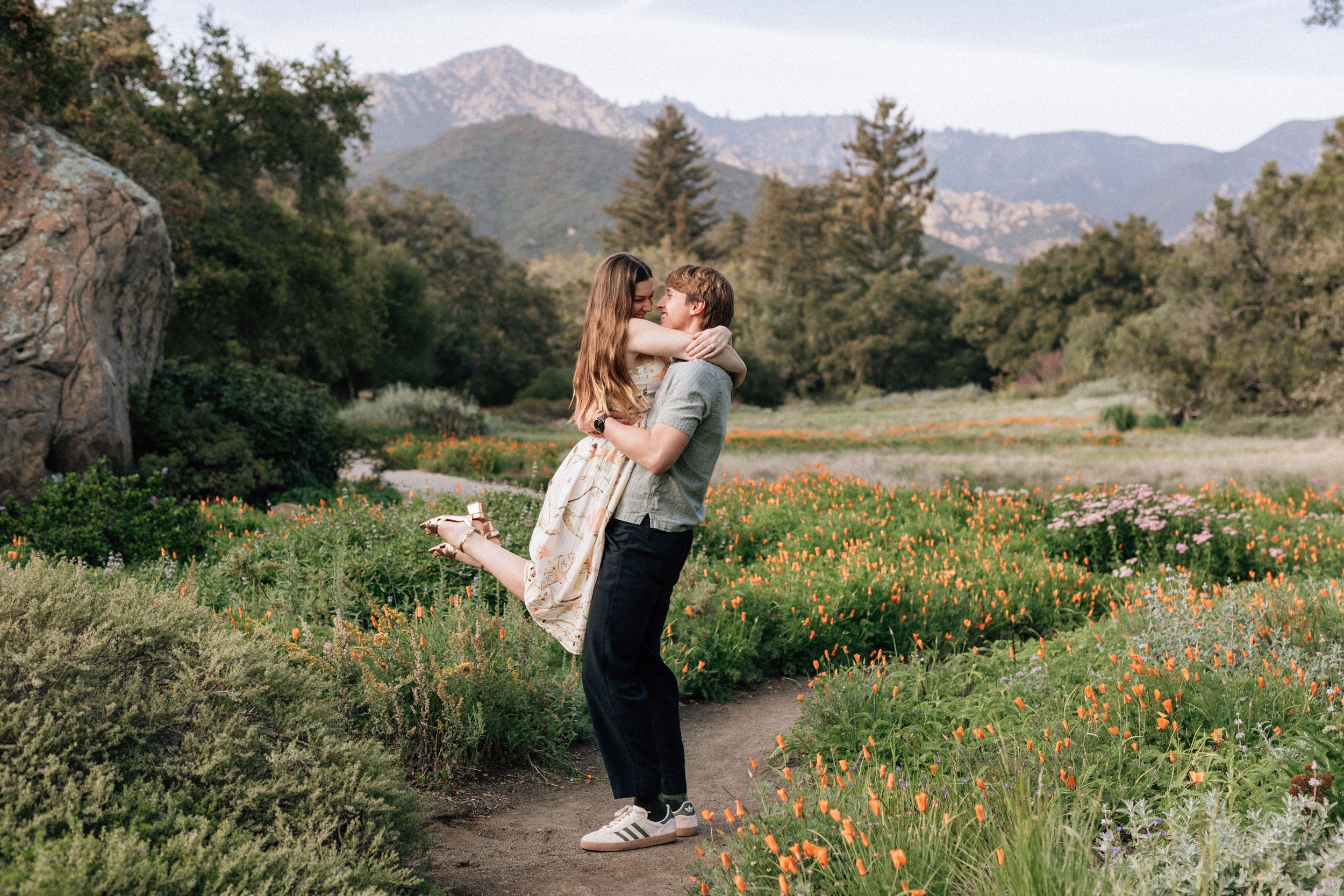 Santa Barbara Botanical Garden Engagement Session / Santa Barbara ...