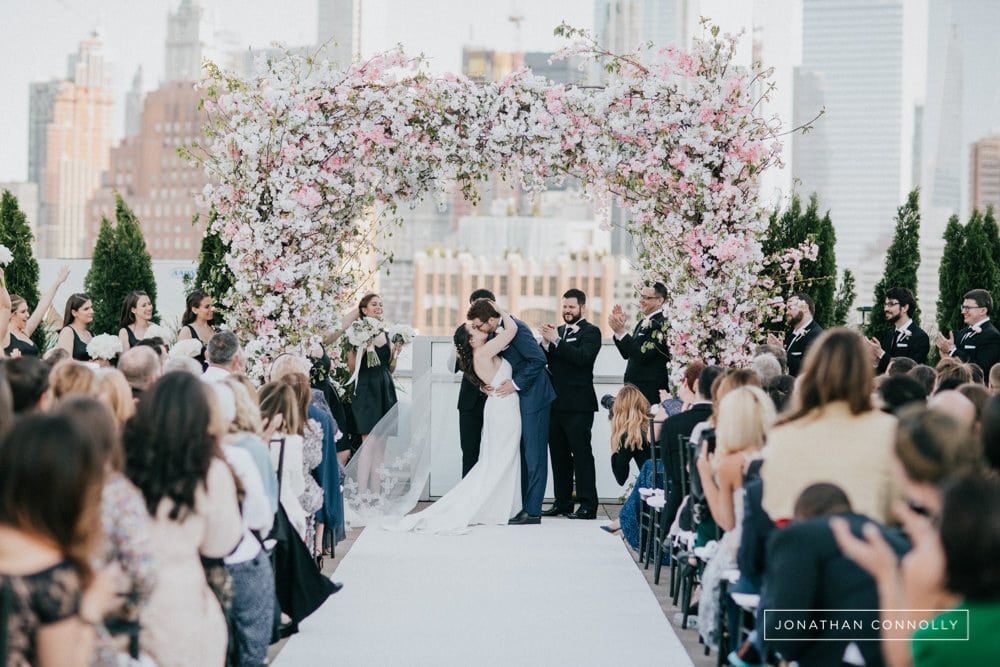 Beautiful Tribeca Rooftop Wedding Celebration - Jonathan Connolly ...