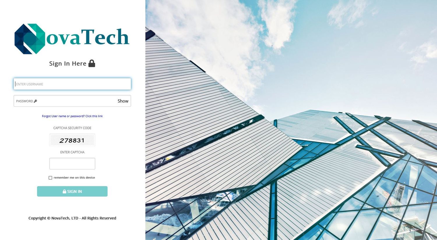 NovaTechFX.com: Login - Login to Your Account