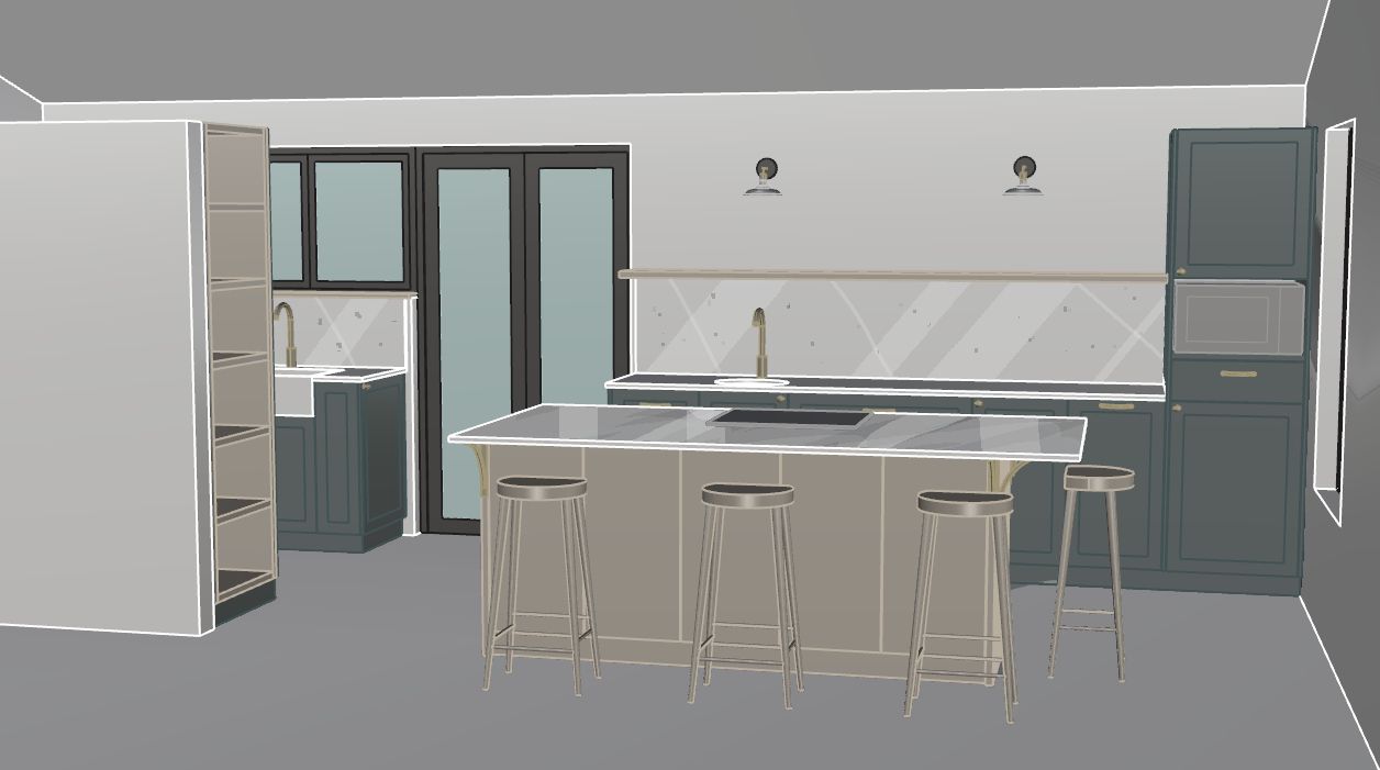 CASA DU NEL | Kitchen After - Kelly Rae