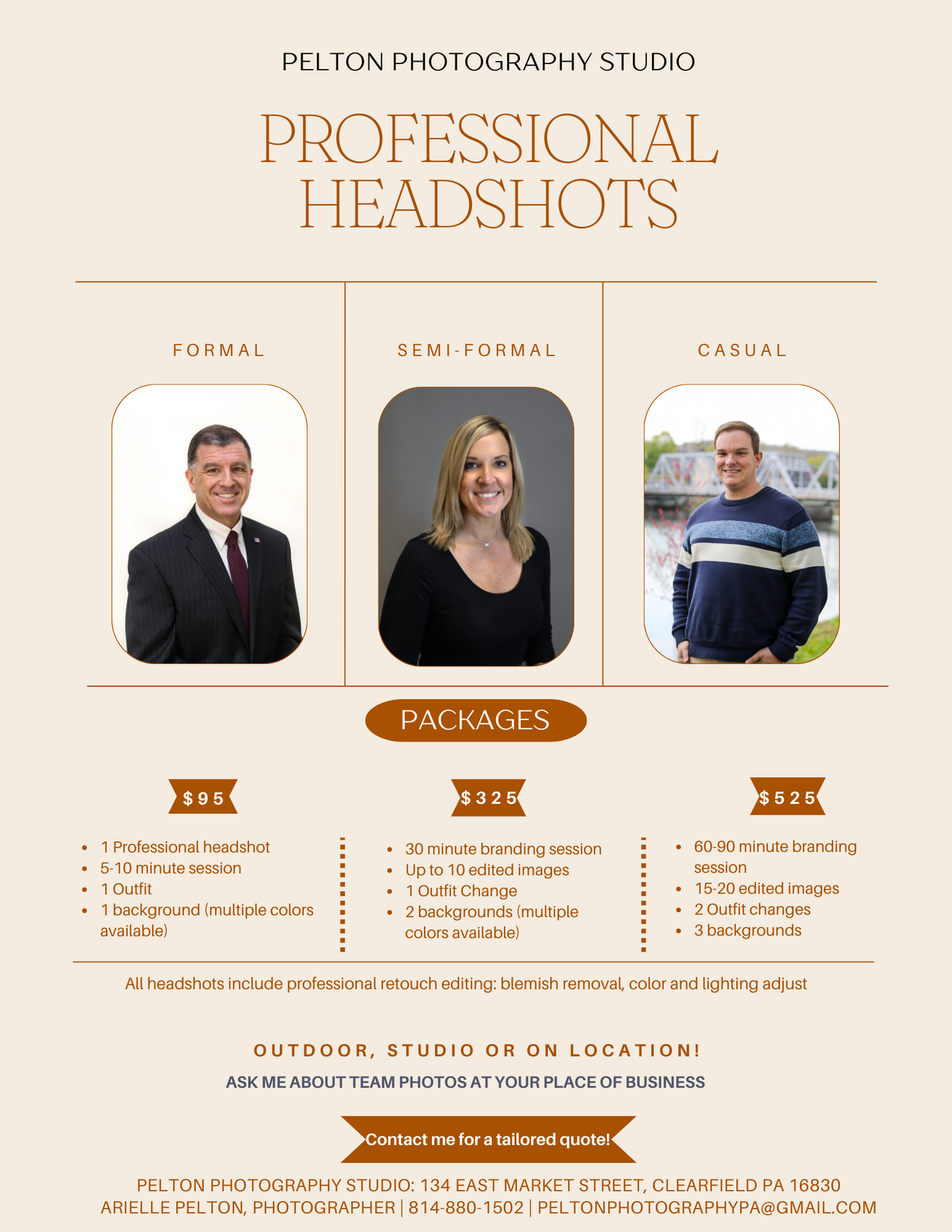 Headshots - Pelton Photography