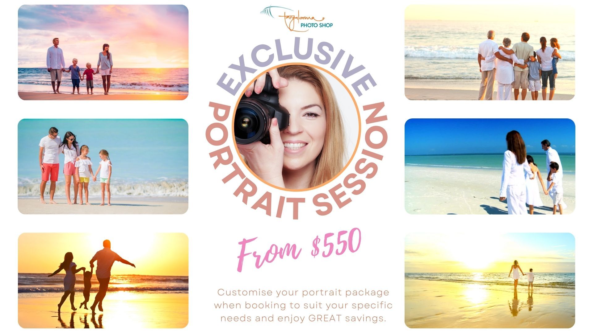 Book A Portrait Session - Tangalooma Photo Shop