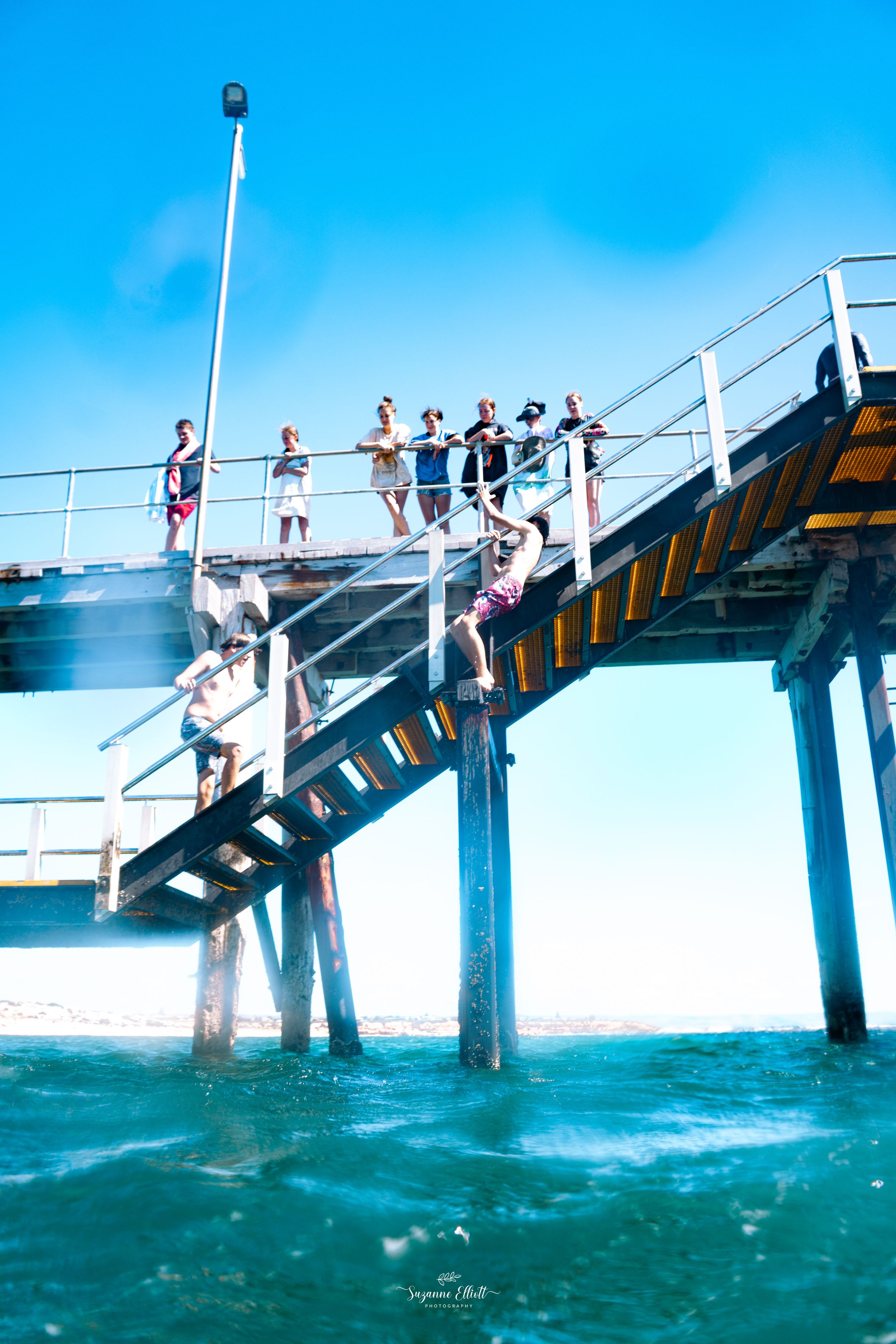 Jetty Jumpers - Port Norlunga 21st Jan 2024 - - Suzanne Elliott Photography