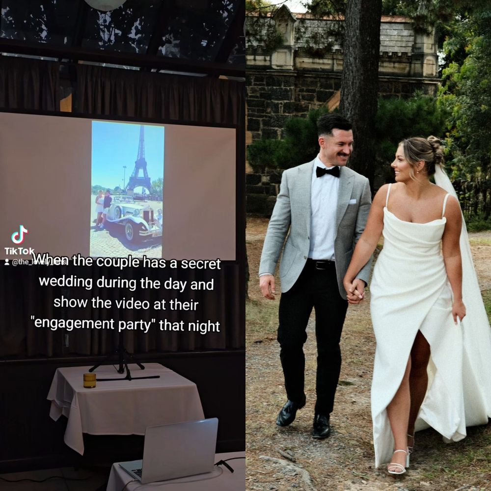 People Magazine feature - Couples engagement party turns into surprise ...