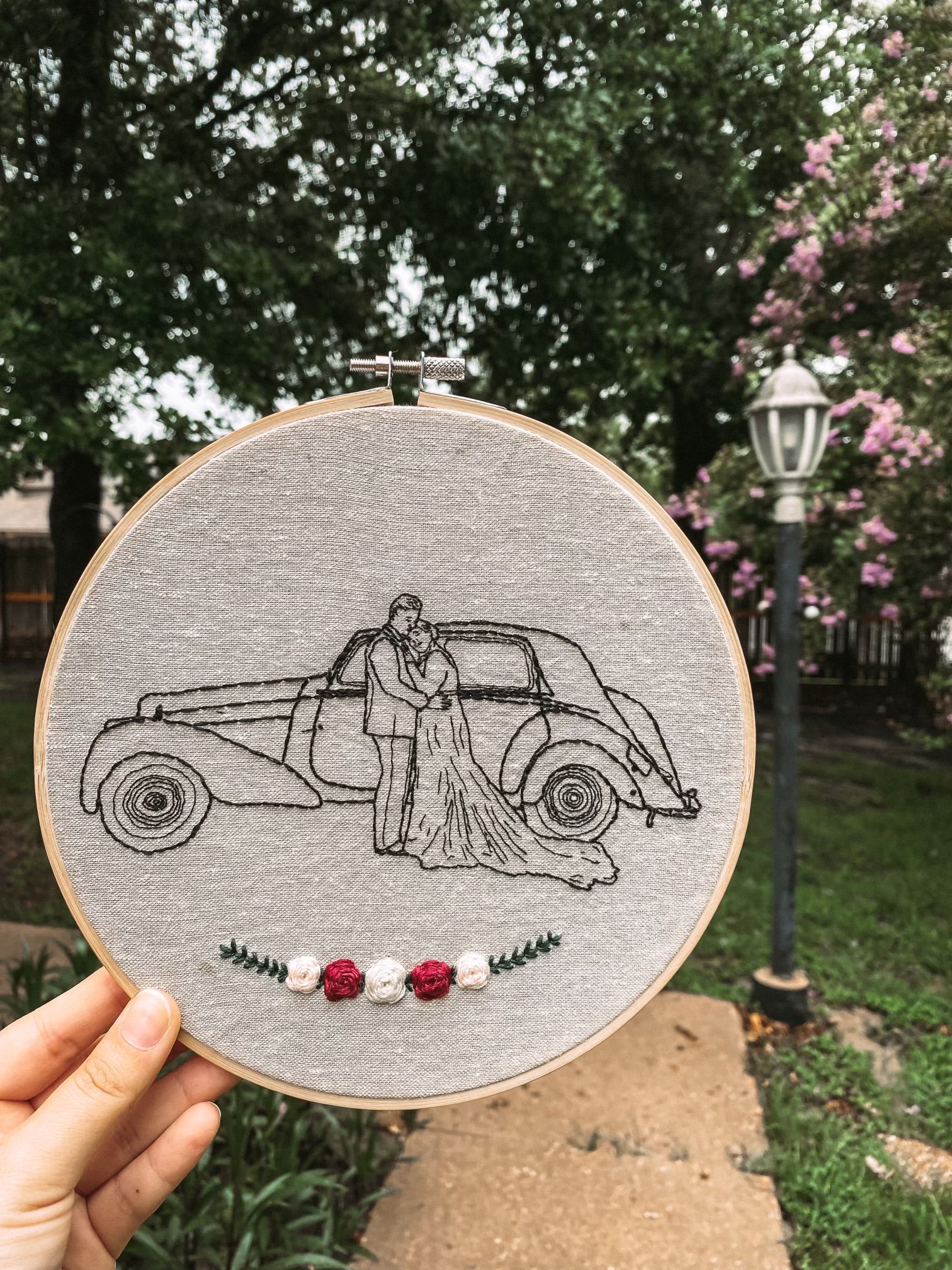 Custom Wedding Embroidery - Embroidery Stitch Co