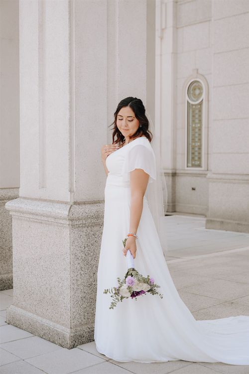 Intimate LDS Wedding Ceremony | Houston Texas Temple