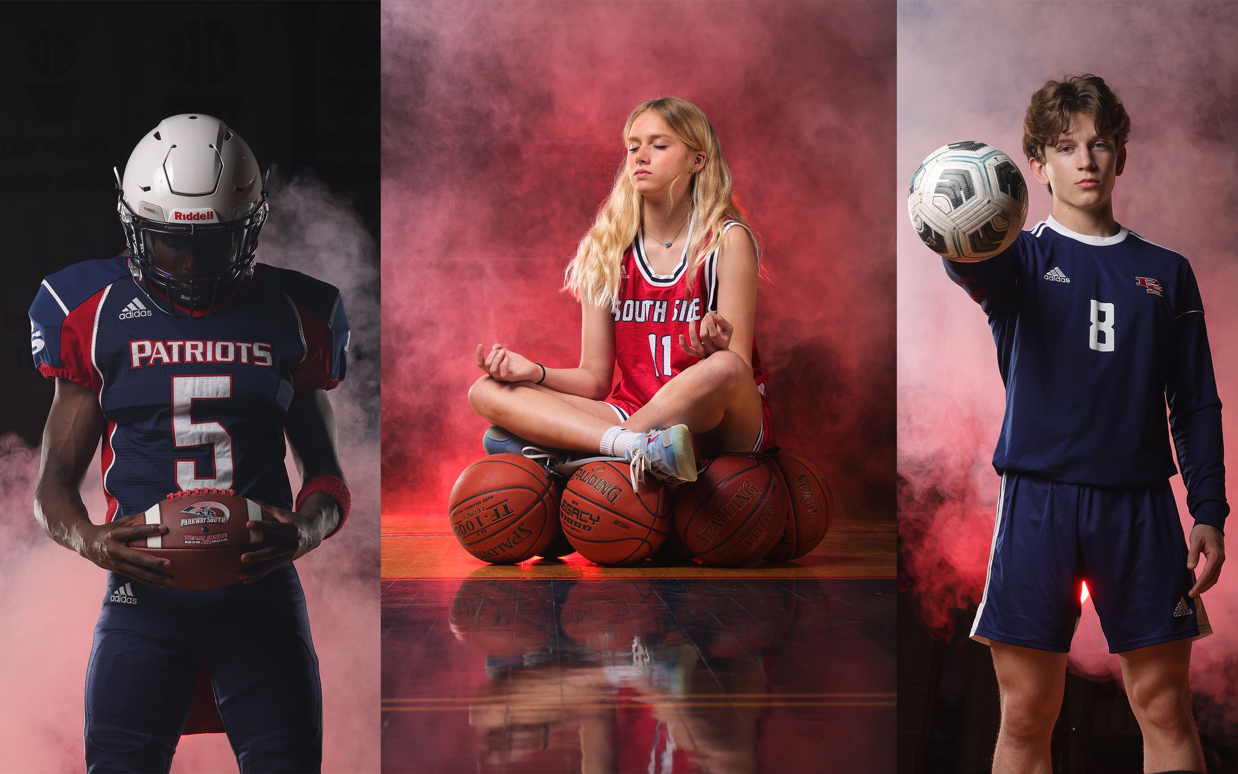 Media Day Sports Photography - Pose Photography