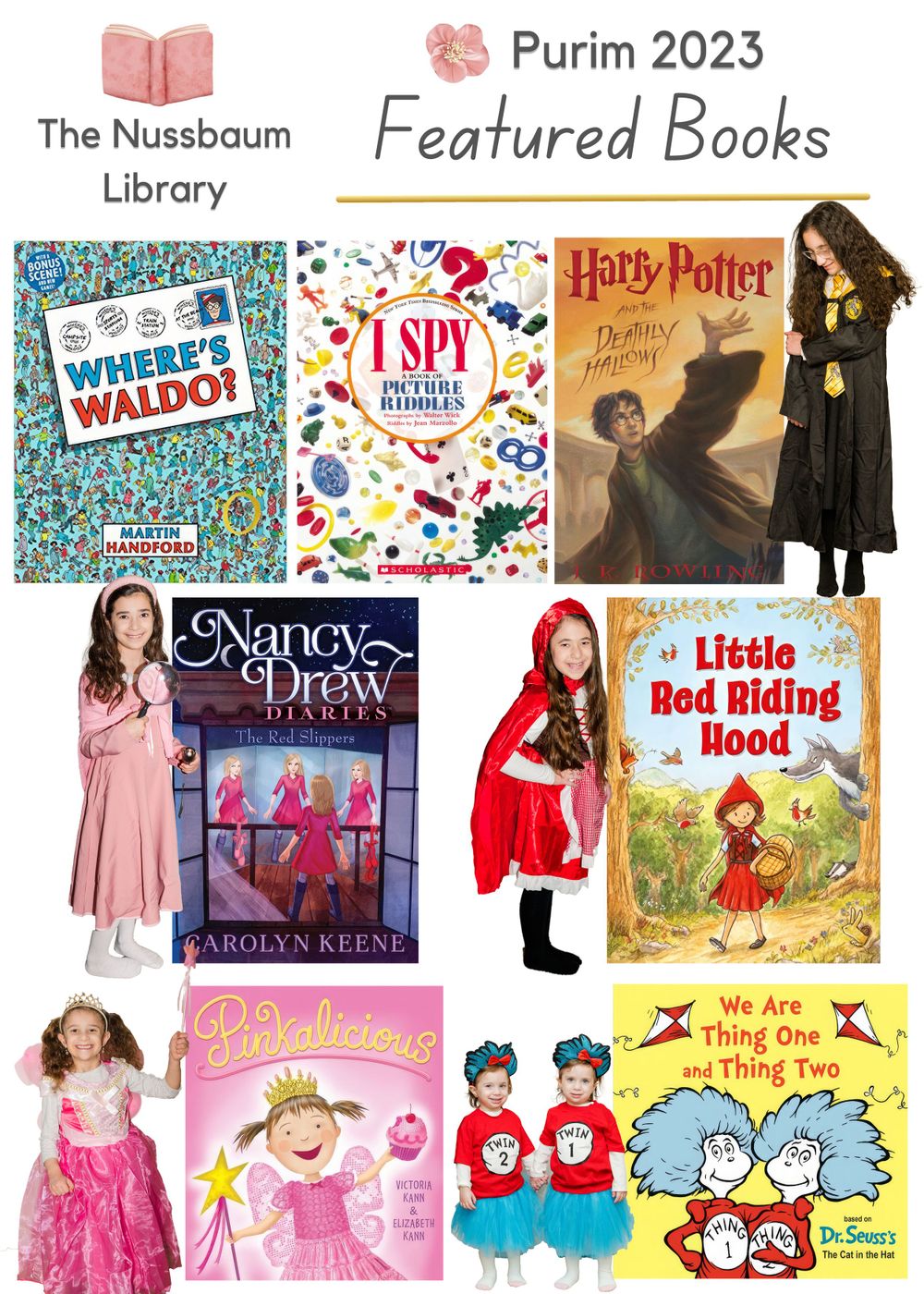 2023 Purim Library Theme - Malky Nussbaum Photography