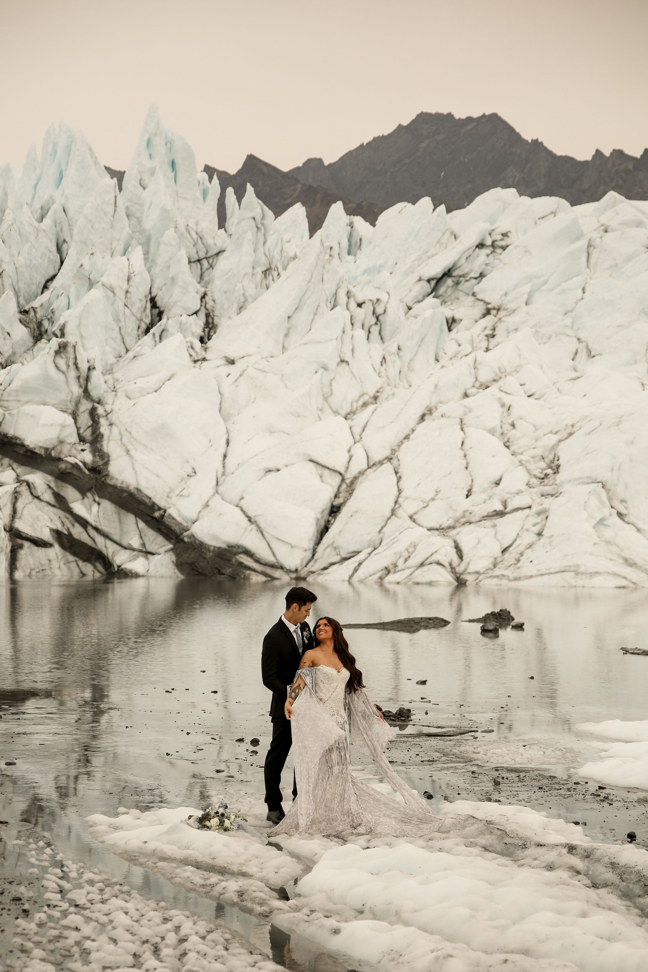 How to Elope at the Matanuska Glacier near Anchorage, Alaska - Emma K ...