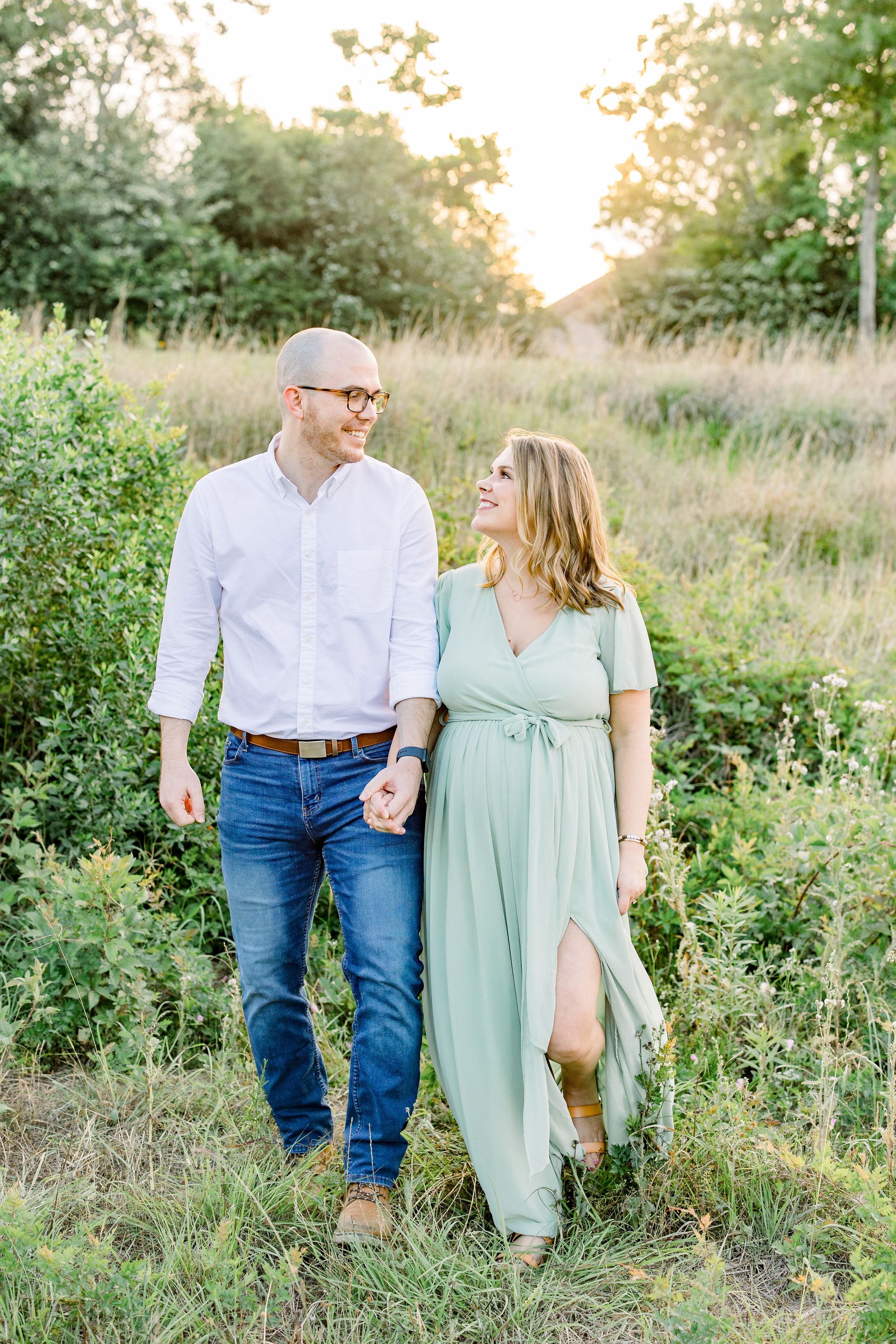 Springtime Maternity Session at Golden Hour | Katy, Texas | Houston ...