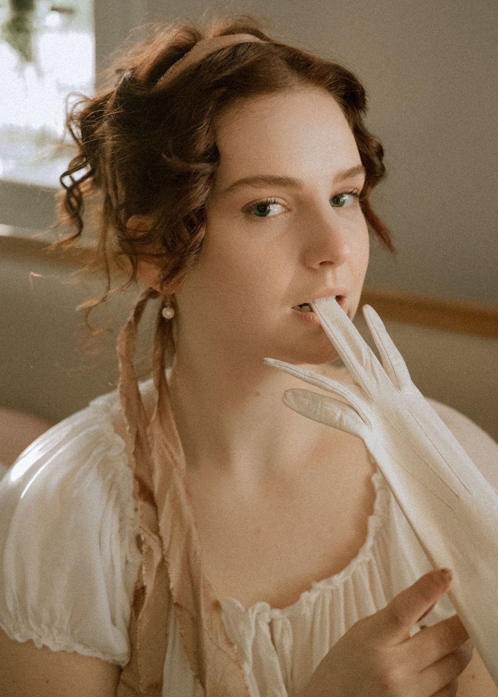 Bridgerton Inspired Boudoir Shoot - Sabrina Regier Photo