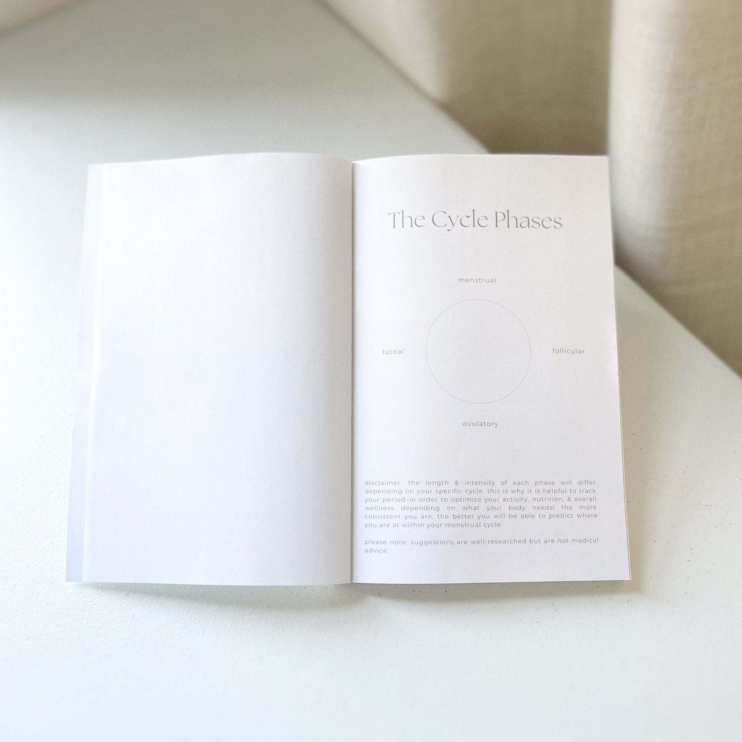 Cycle Syncing Journal - Her Natural Cadence