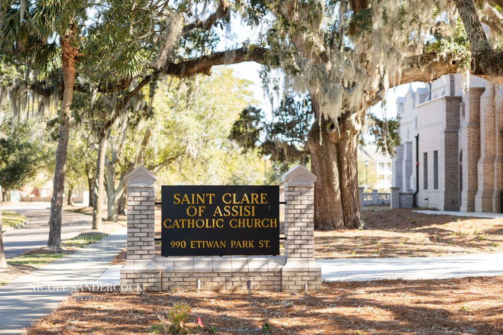 Clare & Phil | Winter Southern Catholic Wedding in Charleston, South ...