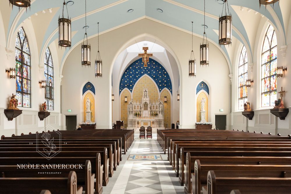 Clare & Phil | Winter Southern Catholic Wedding in Charleston, South ...