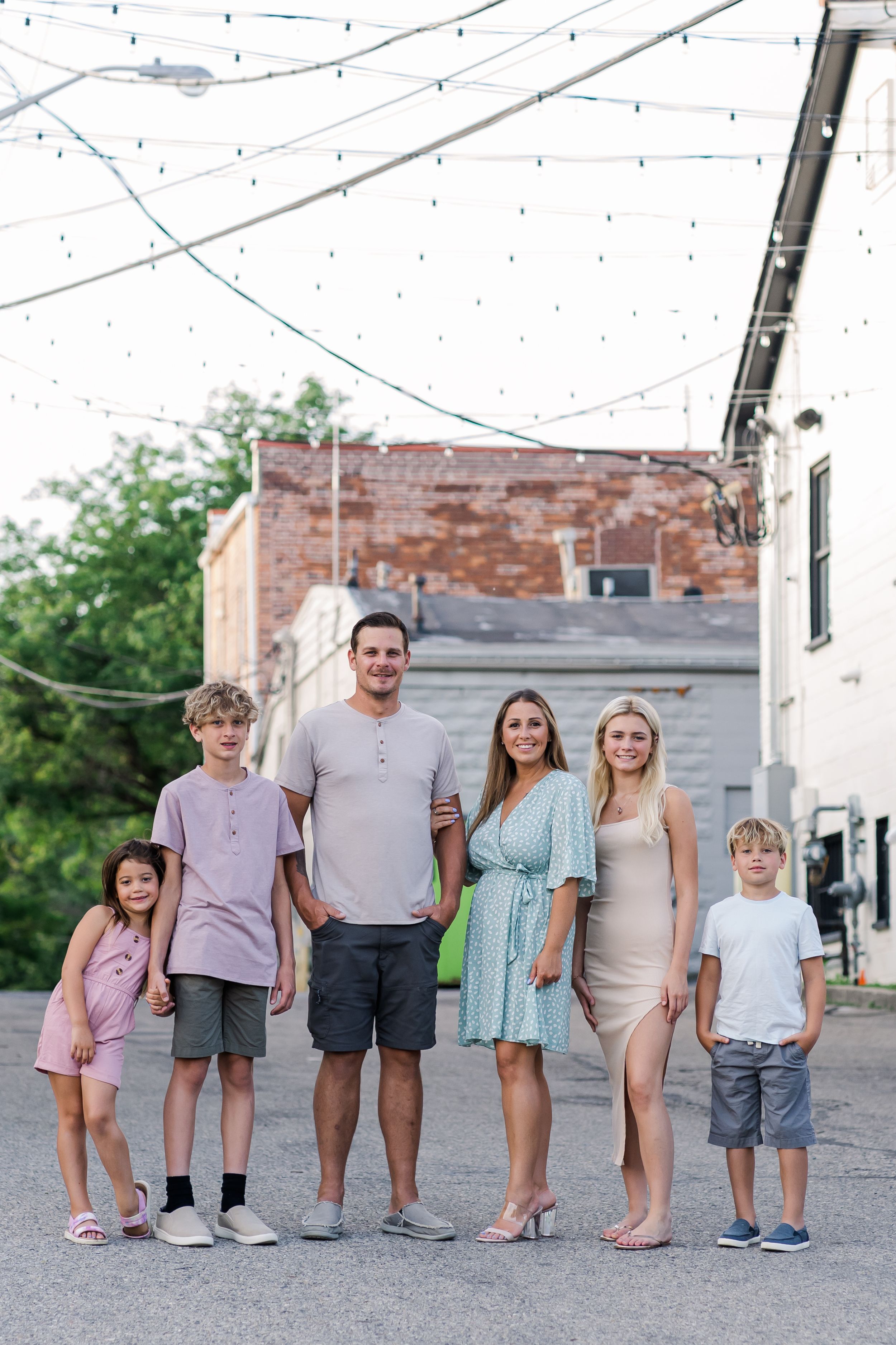 Family Photos with a Blended Family at Depot Park in Downtown Clarkston ...